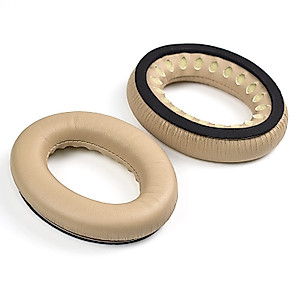 MOLGRIA Lambskin Ear Pads Cushion, Replacement Sheepskin Earpads for Bose Quiet Comfort QC 35 II QC35 QC35ii QC15 QC25 QC2 AE2 SoundLink SoundTrue Headphones(BA)