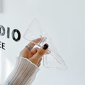 Tuokiou for Samsung Galaxy S22 Plus 5g Cases, Clear Protective Card Slot Case, Slim Fit Anti-Fall Soft TPU Wallet Case with Bumper,Cute Card Holder Pocket Case for Galaxy S22 Plus 6.6 inch (Black)