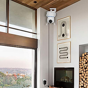 2 Pack DC Power Extension Cable 13.1ft 2.1mm x 5.5mm Compatible with 12V DC Adapter Cord for CCTV IP Camera, LED, Car, Black