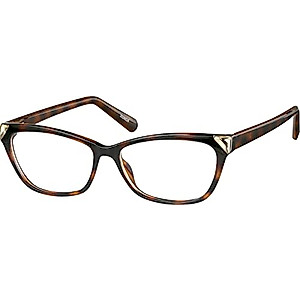 ZENNI Blue Light Blocking Reading Glasses for Women Stylish Cat-Eye Frame Tortoiseshell TR90 Light Eyewear +1.50 Magnification