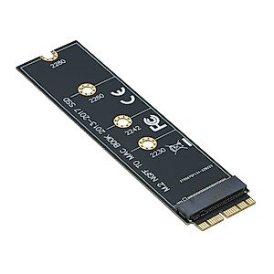 RIITOP M.2 NVMe SSD to 12+16Pin Upgrade Adapter for MacBook Air (2013-2017 Year) A1465 A1466 and Mac Pro (Late 2013-2015 Year)