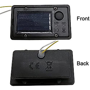 NF 2pcs Replacement Battery Storage Boxes for Outdoor Garden Lawn Square Solar LED Light with Waterproof OnOff Switch Home Solar Lamp Hanging Lantern Led Accessories