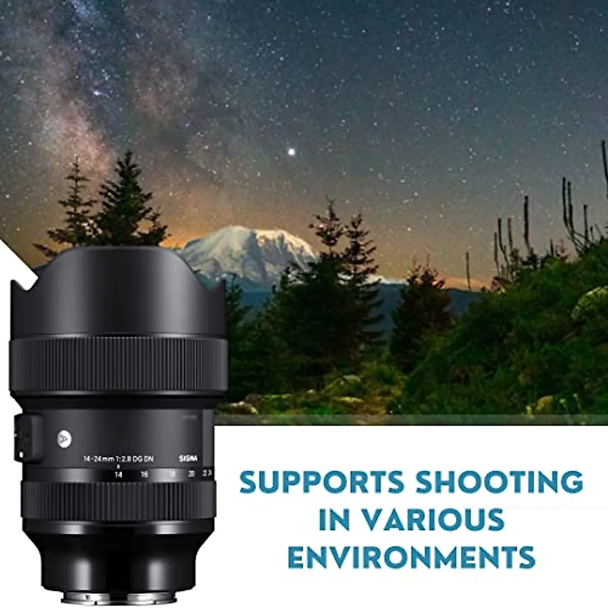 Sigma 14-24mm f/2.8 DG DN Art Lens for Sony E-Mount with 1TB Hard Drive and 64GB SD Card Bundle (3 Items)