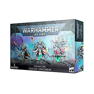 Games Workshop 99120102067" Thousand Sons Exalted Sorcerers, Black