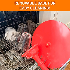 11" White Plastic Cake Stand | Melamine Wedding Cake Stand | Pretty Cake Stands for Dessert Table | Serving Trays for Party or Brunch Decorations | Adorable Cake Plate by Sprinkles & Confetti