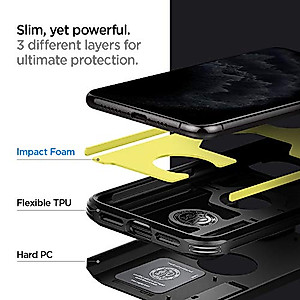 Spigen Tough Armor [Extreme Protection Tech] Designed for iPhone 11 Pro Case (2019) - XP Black