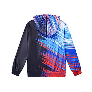 RAISEVERN Boys Girls Hoodies Kids Halloween Skeleton Hoodie Sweatshirts Pullover Hooded 3D Graphics Lightweight Hoody for Autumn Spring 6-16T