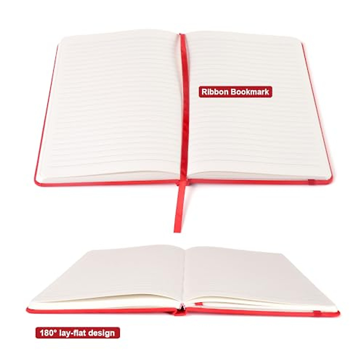 8 Pack Lined Journal Notebooks, 240 Pages, 5.5 x 8.3 inch, 8 Colors, Comix A5 Hardcover Notebooks, Classic College Ruled Notebooks for Writing