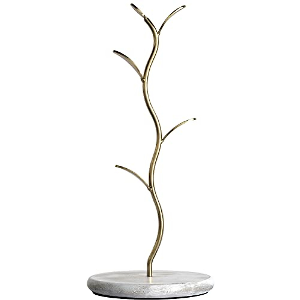 Coffee Mug Holder,Mug Rack Countertop,Leaf Shaped Mug Tree for Counter,Coffee Tea Cup Mug Holder Stand for Countertop,Perfect Coffee Bar Accessory & Kitchen Home Organizer Gold (Mug Not Included)