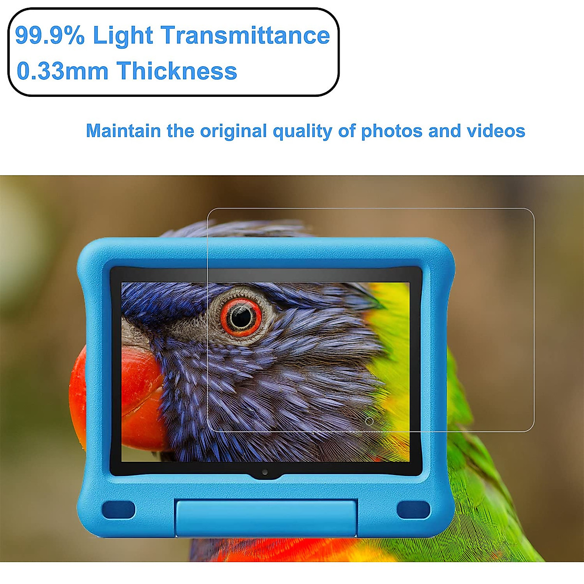 KXOYJAD Screen Protector for 8 Kids(2022)/8 Kids Pro, Tempered Glass Film(2 Pack)