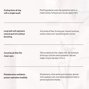 Mude longlash curling mascara (01 Black)