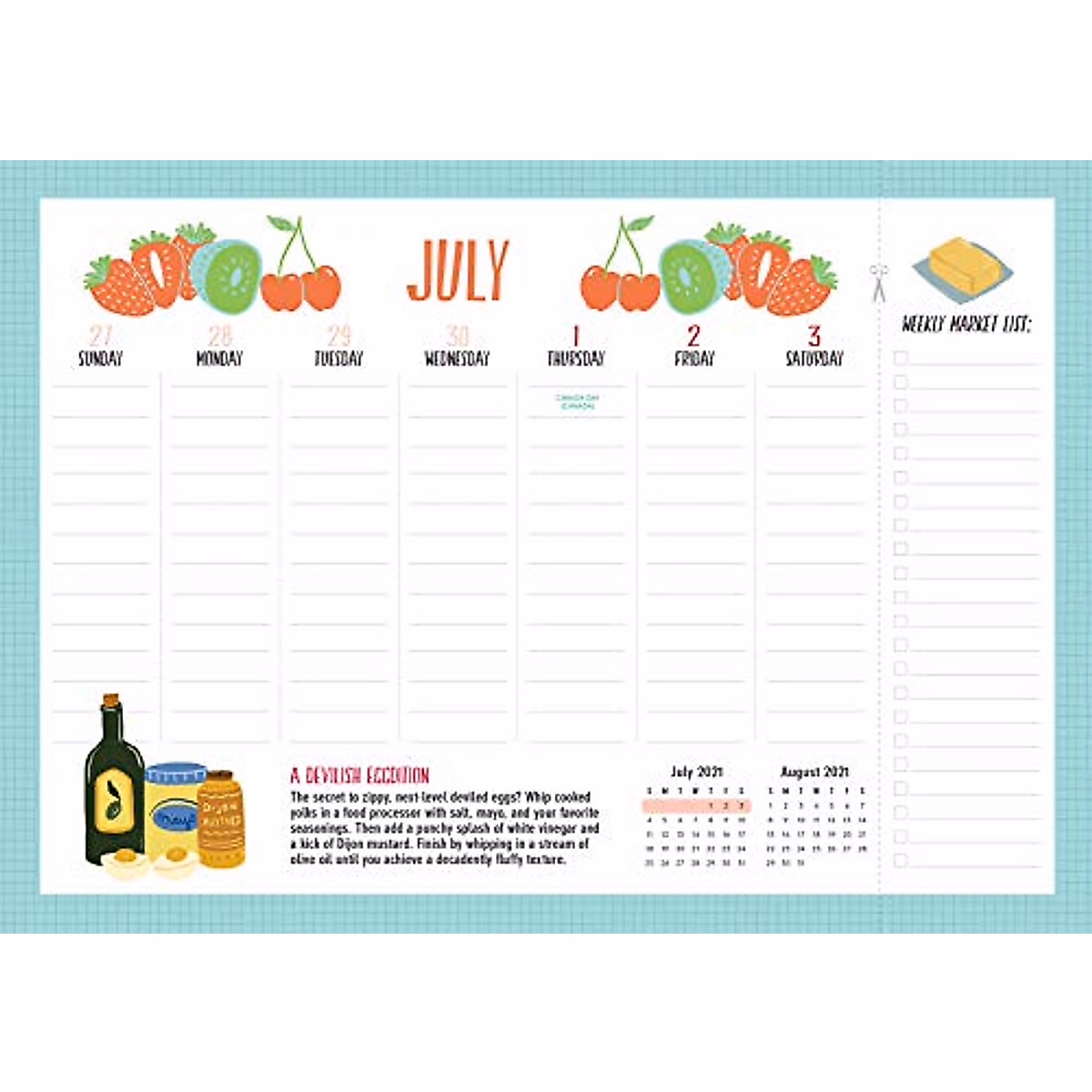 The Kitchen Companion Page-A-Week Calendar 2021