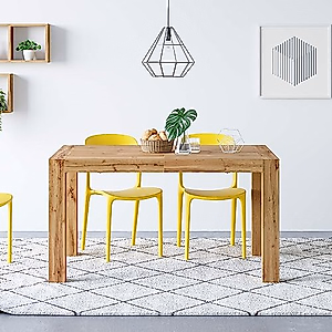 Mobili Fiver, Iacopo Extendable Dining Table, Concrete Grey, Made in Italy