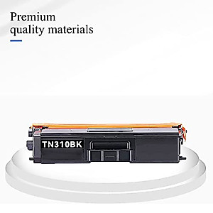 (2 Pack) TN310 Compatible TN-310BK Black Toner Cartridge Replacement for Brother HL-4150CDN HL-4140CW HL-4570CDW HL-4570CDWT Printer Toner.