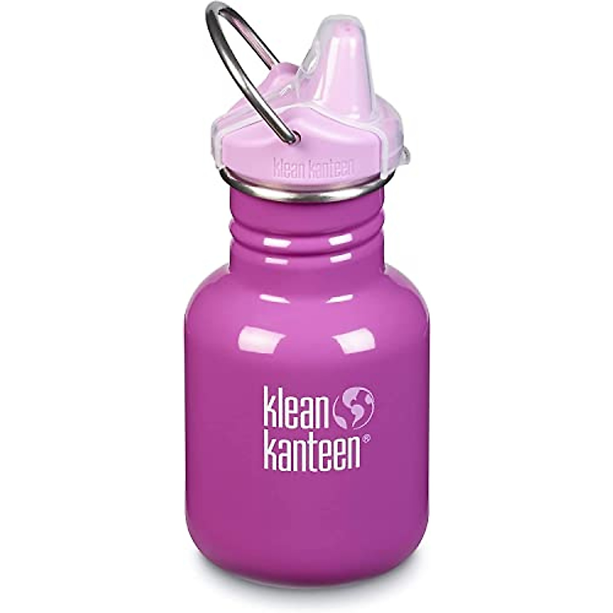 Klean Kanteen Kid Classic 12oz (w/ Kid Sippy Cap) - Bubble Gum, 1 EA