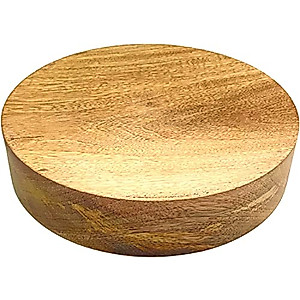 Cutting Boards Wood Handcrafted Barker Butchers Block Round Chopping Boards 11 Inches Diameter Height 3 Inch Cutting Board 27cm X 27cm X 4cm) (Medium) (Large)