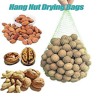 STAYWILD 100 PCS Onion Potato Garlic Storage Bag-20 Inch Seafood Boil Bags | Fruit Vegetables Reusable Mesh Produce Storage Bags | Mesh Cooking Boil Bags for Crab Clam Shellfish Crawfish