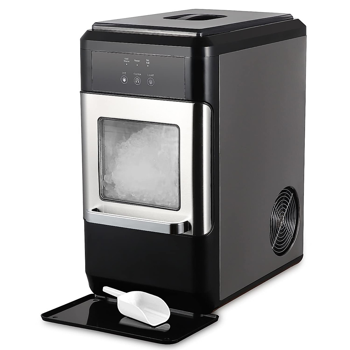 Soukoo Countertop Crunchy Chewable Nugget Ice Maker 44lbs per Day