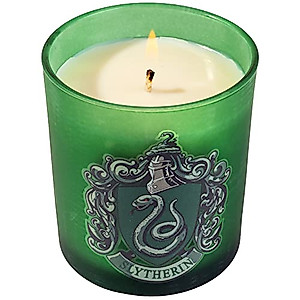 Harry Potter Slytherin Scented Candle, Large 8 oz - Balsam Fir Scent - Soy and Coco Wax - Great Gift for Harry Potter Fans