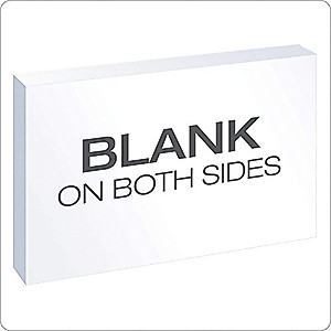 Oxford Blank Index Cards, 4" x 6", White (2 Pack)