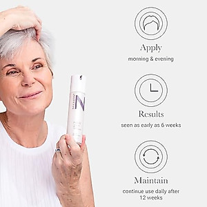 NULASTIN HAIR Vibrant Scalp Serum Treatment with Elastaplex for Thicker, Fuller Looking Hair, Vegan-Friendly & Cruelty-Free (1.7 oz)