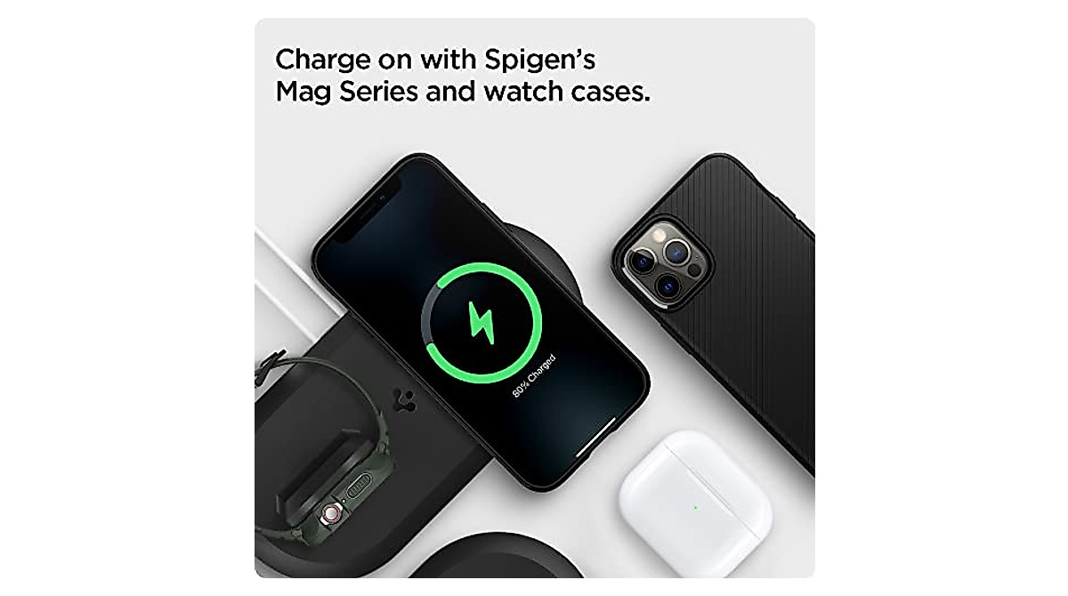 Spigen Mag Armor Case & Mag Fit Stand for AirPods Pro