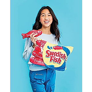 iscream Swedish Fish Package 12" x 18" Pillow Set with Mini Fish Candy Pillows