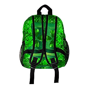 Small Backpack Travel Backpack,Carry On Backpack,st. patricks day leaf hat,Women Mini Backpack Casual Daypack