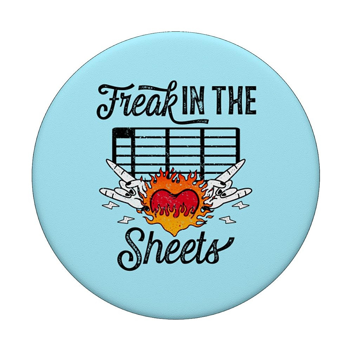 Funny Front Desk Receptionist Freak In The Sheets PopSockets Swappable PopGrip