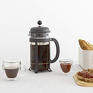 BODUM PILATUS Glass Set (Double-Walled, Isolated, Dishwasher Safe, 0.08 L, 3 oz) - Pack of 2, Transparent