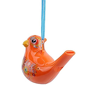 Tovip 1Pcs Coloured Drawing Water Bird Whistle Bathtime Musical Toy for Kids Early Learning Educational Children Gift Toy Musical Instrument
