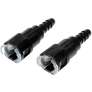 Dorman 800-085 Fuel Line Quick Connector That Adapts 3/8 In. Steel To 5/16 In. Nylon Tubing, 2 Pack