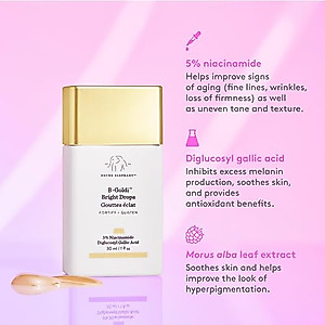 Drunk Elephant B-Goldi Bright Drops - 1 fl oz - Illuminates Skin with 5% Niacinamide & Diglucosyl Gallic Acid - Free of Essential Oils, Silicones & Fragrances - Cruelty Free