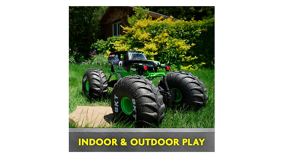 Monster Jam Mega Grave Digger RC Truck - 2 Ft. All-Terrain Toy
