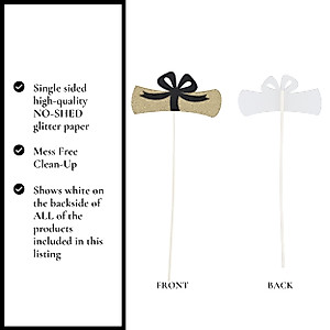 Graduation Table Centerpieces 2024, Graduation Party Table Decorations, Class of 2024 Centerpiece Sticks, 3 per Pack by ZeeBestCelebrations