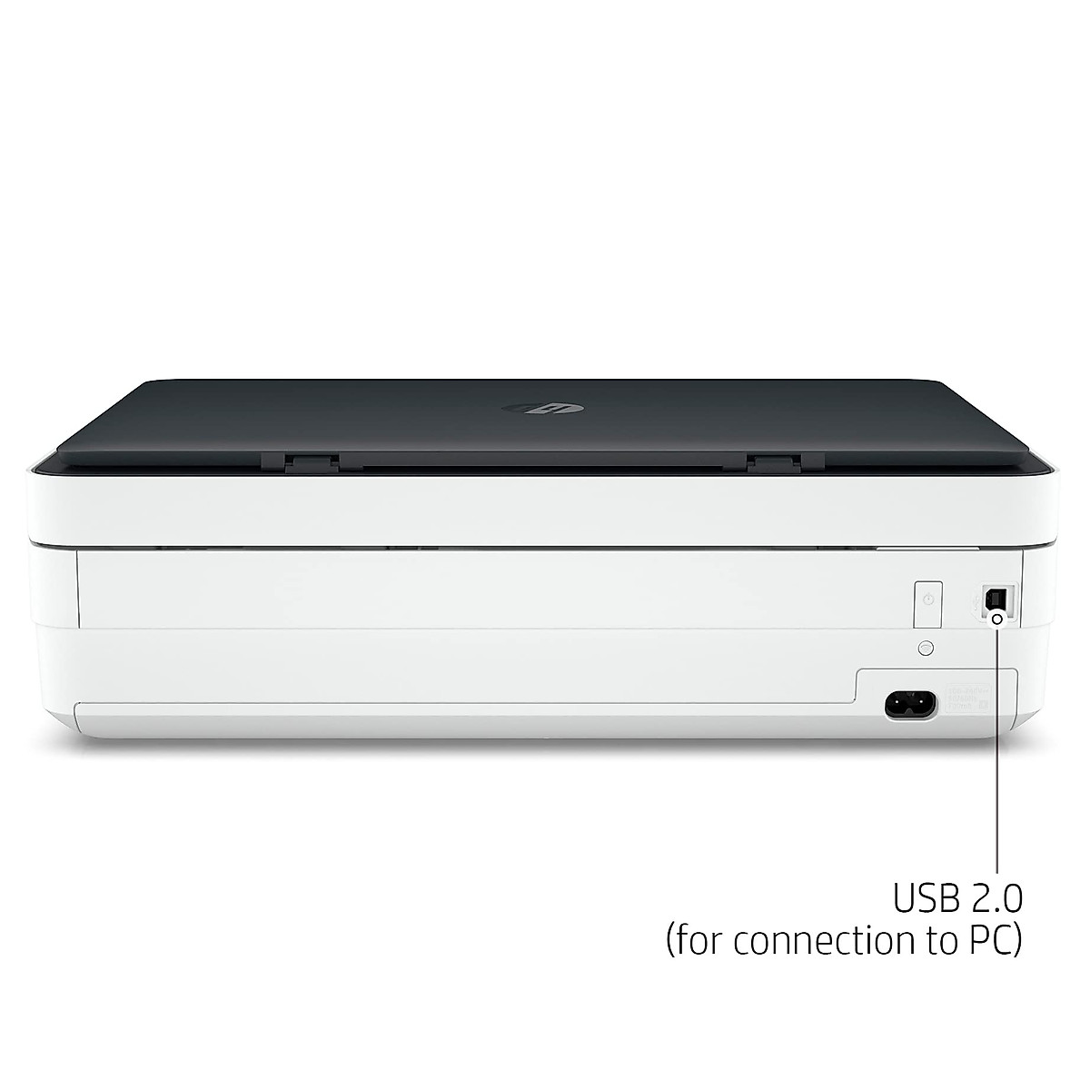 HP Envy 6075 Wireless All-in-One Color Inkjet Printer, White/Black - Print Scan Copy - 10 ppm, 4800 x 1200 dpi, Auto 2-Sided Printing, Borderless Printing, Bluetooth, USB