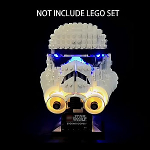 FRIFUN LED Light Set Compatible with Lego Stormtrooper Helmet 75276 (NOT Included The Model Sets)