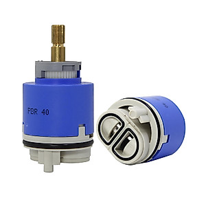 Kerox PBR 40 Faucet Cartridge, OEM Pressure Balance Cartridge Replacement, Compatible with Cleveland 40069 Sigma Faucet 18.30.865 Newport Brass 1-280 Rohl 189369 Single Lever Shower Tub Repair