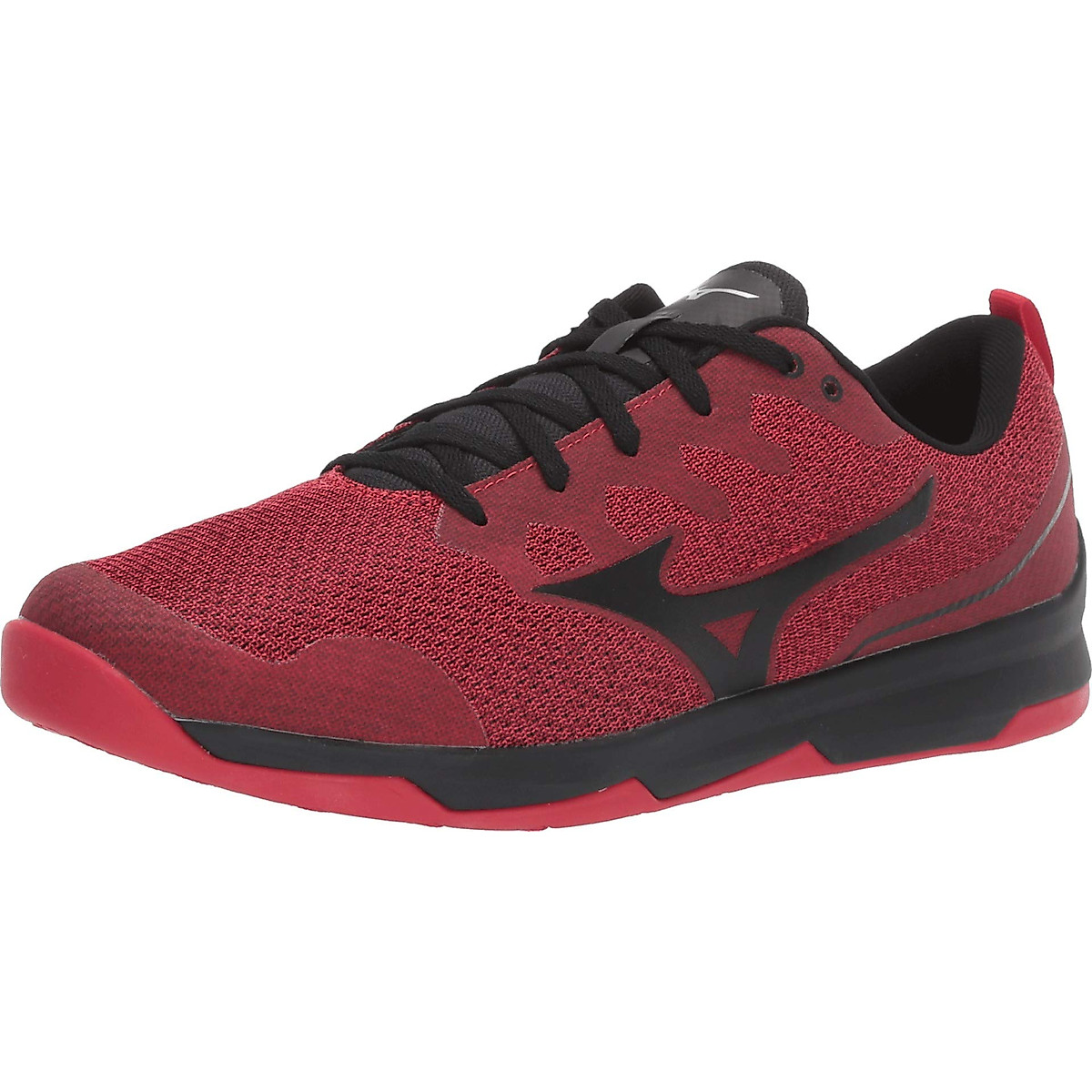 Mizuno Men's TC-02 Cross Training Shoe, Cross Training Sneakers for all forms of Exercise, Red-Black, 7 D US
