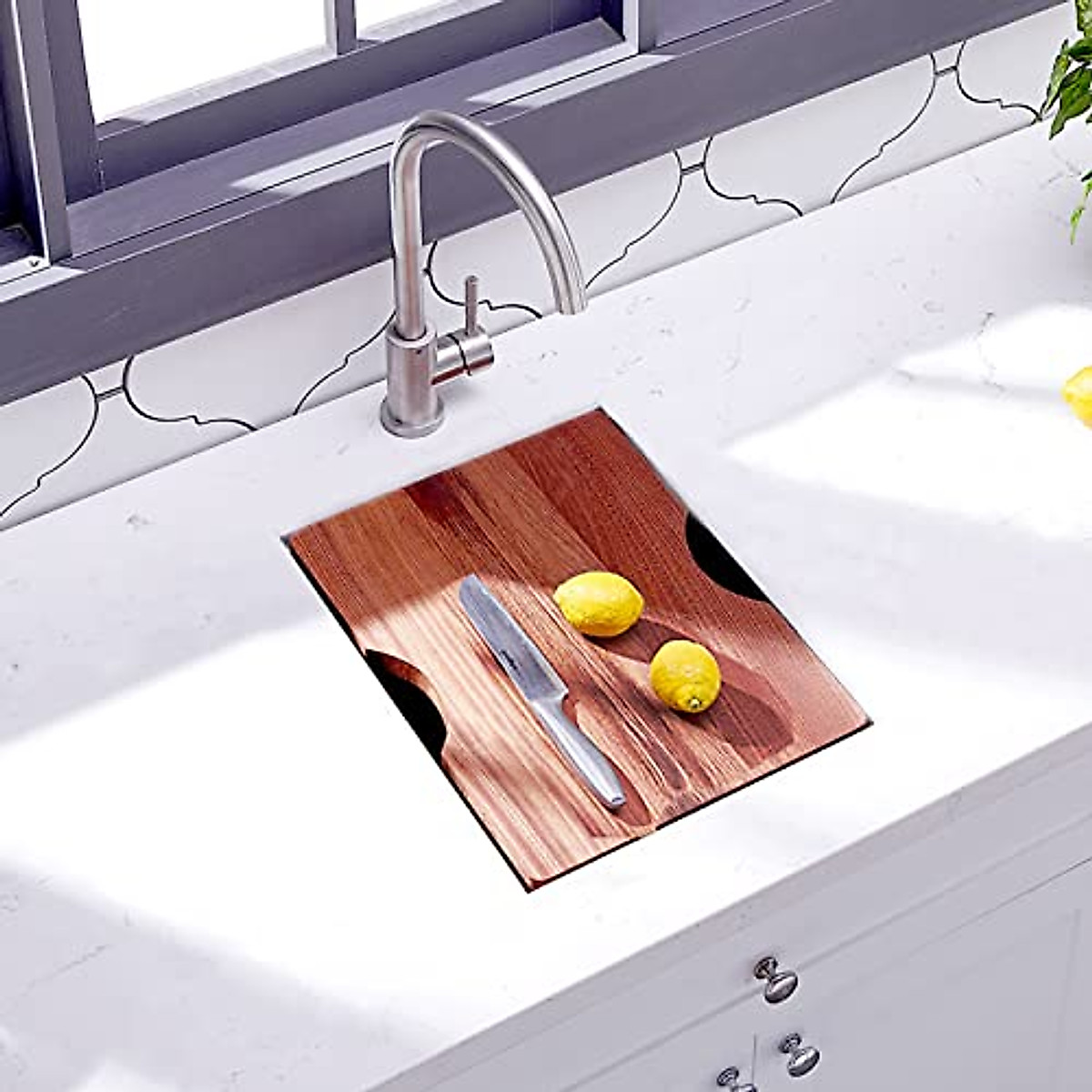 18 Inch Stainless Steel Bar Sink Undemount-VAPSINT 18x14 inch Workstation Ledge Single Bowl Small Kitchen Sink,Wet Bar Prep RV Sink Basin with Accessories