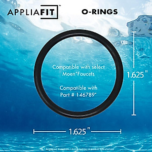 O-Rings Compatible with Moen 146789 for Select Moen Single-Handle Lever Kitchen Faucets (12-Pack)