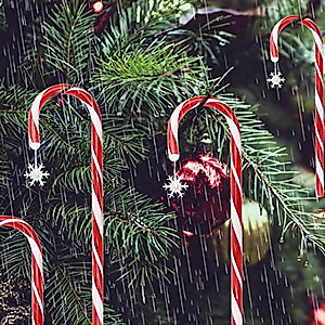 Christmas Candy Cane Pathway Marker Lights, 8 Modes Set of 8 Solar Christmas Candy Cane Lights, Outdoor Christmas Decorations Solar Candy Cane Lights for Holiday Walkway Patio Garden
