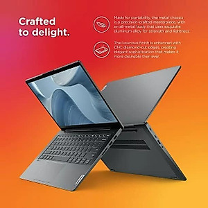 Lenovo IdeaPad 5i, 14" FHD IPS Display, Fingerprint Reader, Intel Core i5-1135G7 (Beat i7-1160G7) Processor up to 2.4 GHz, 8GB RAM, 512GB SSD, Backlit Keyboard, HDMI, Windows 11, EAT Cloth