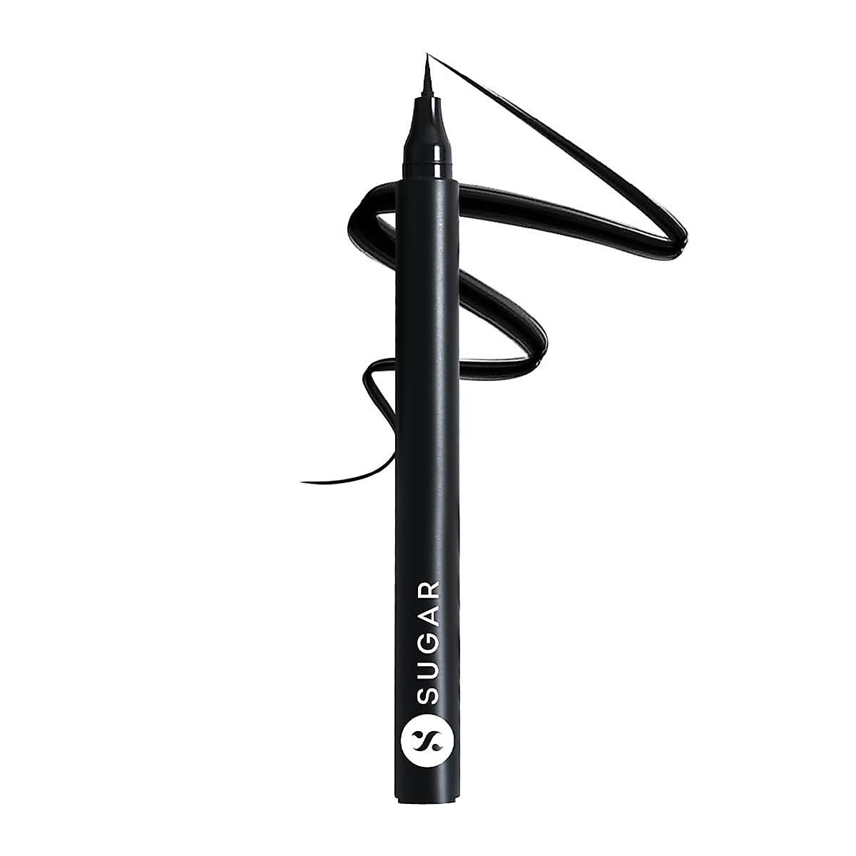 Sugar Cosmetics Wingman Waterproof Microliner01 I'll Be Black (Black)micro precision tip, jet-black formula, Smudgeproof