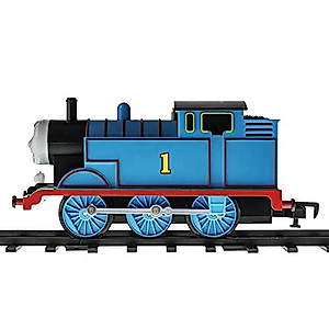 Lionel Battery-Operated Mattel Thomas & Friends Toy Train Set with Locomotive, Train Cars, Track & Remote with Authentic Train Sounds, & Moving Eyes for Kids 4+