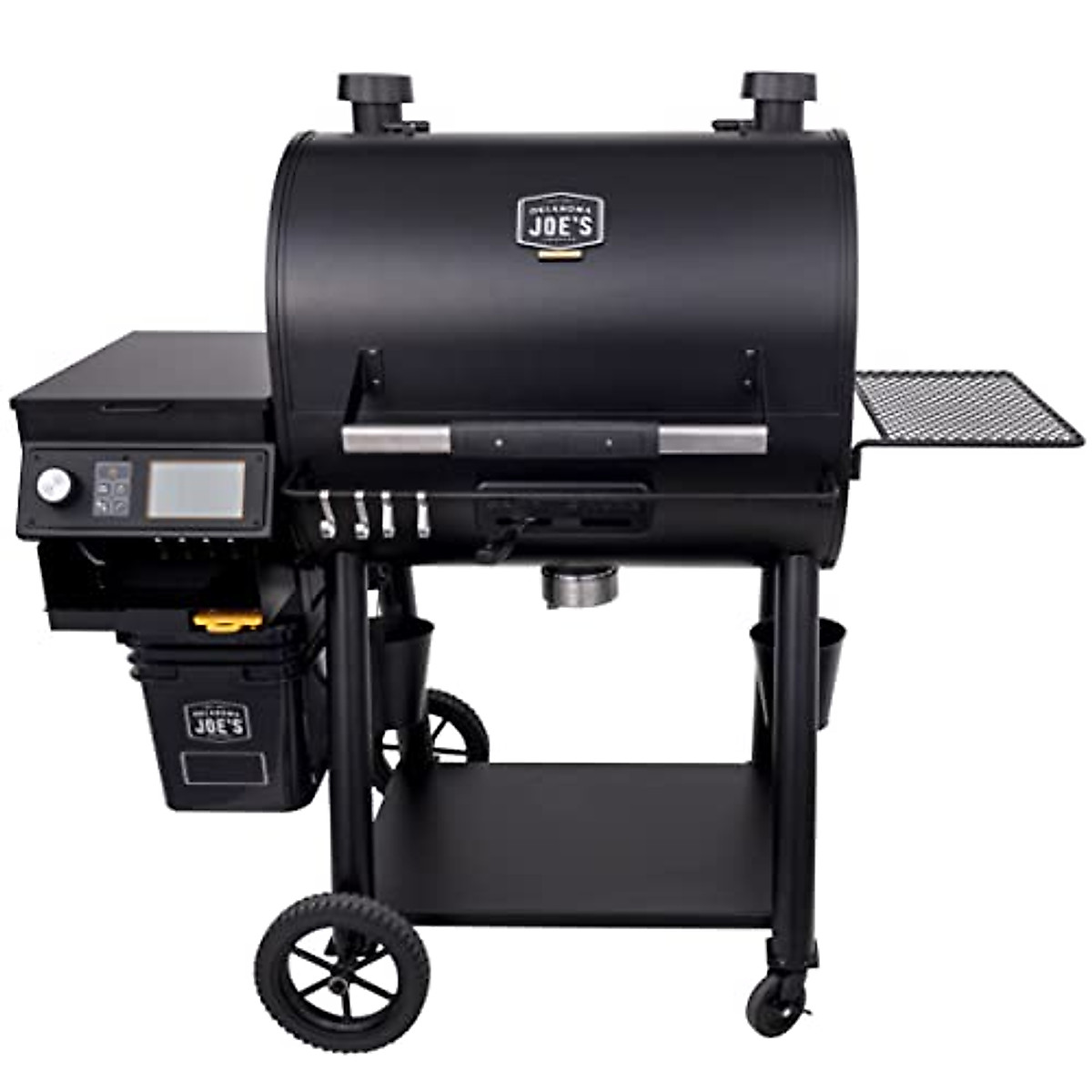 Oklahoma Joe's 22202150 Rider 1200 DLX Pellet Grill/BBQ Smoker, Black & Rider 900 & Rider DLX Pellet Grill Cover