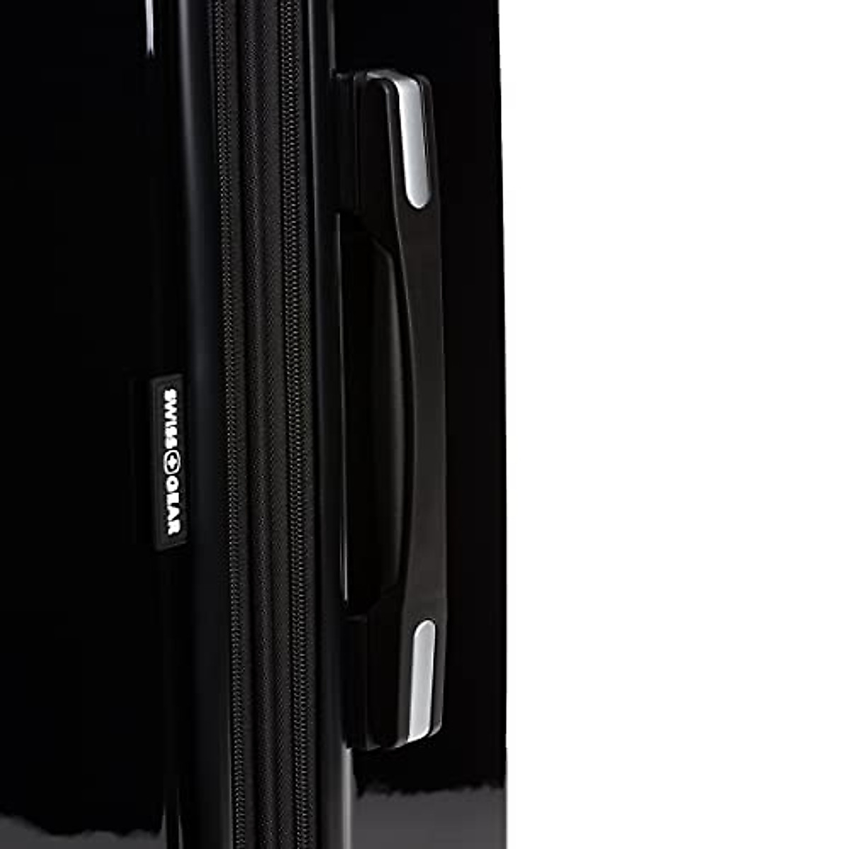 SwissGear 7786 Hardside Expandable Luggage with Spinner Wheels, Black, 2 Piece Set (20/27)