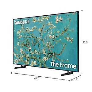 SAMSUNG QN55LS03BAFXZA 55" The Frame 4K UltraHD Smart QLED TV with an Additional 4 Year Coverage by Epic Protect (2022)(USED)