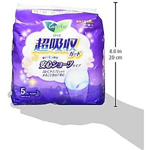 KAO Laurier Sanitary Napkin Super Guard Shorts Type 5 Piece (2)