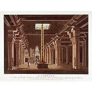 A Choutry, Or Place of Worship, Carved out of the top of the Rock of Trichinopoly, in high repute, by the Malabars